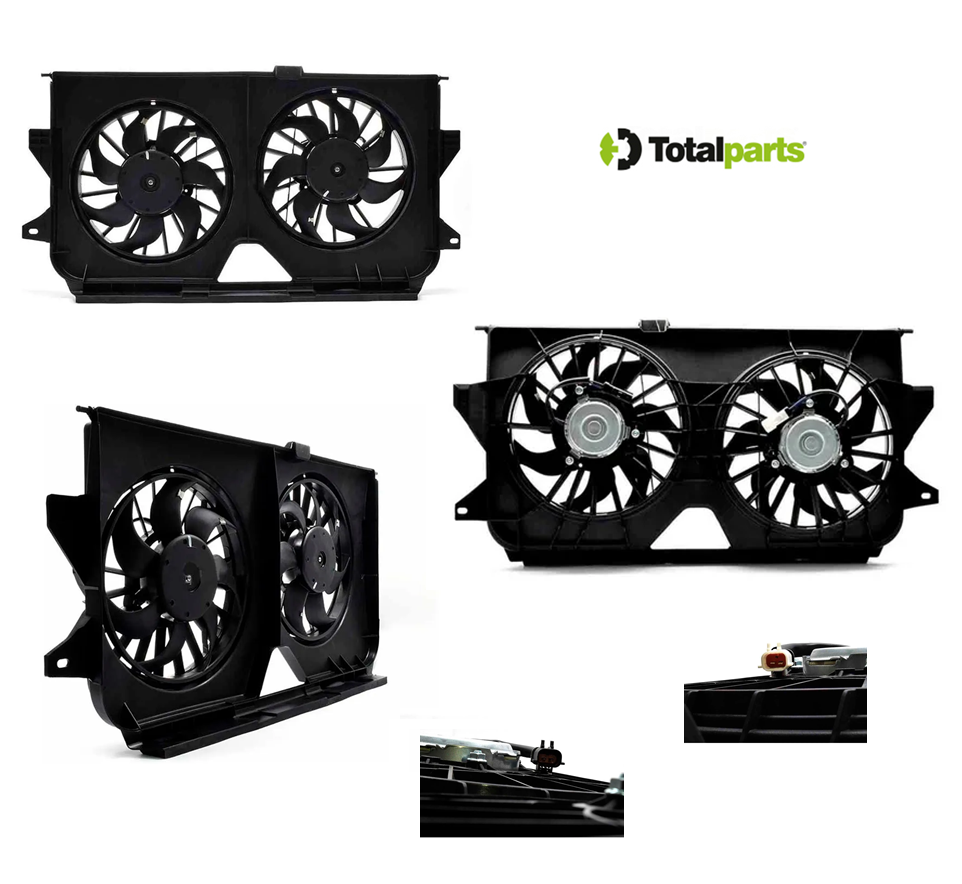 Motoventilador para radiador con aspas y tolva chrysler town & country ...